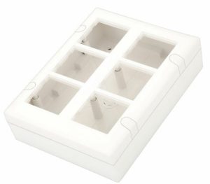 PVC Modular Gangbox Silverline 12M | Pappu Electricals